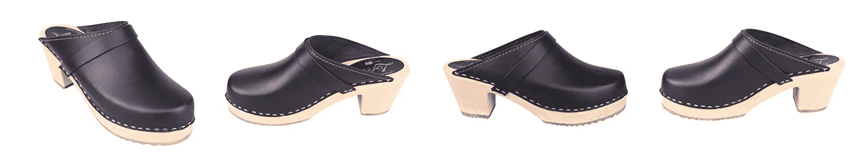 Heeled clogs to welcome summer with seventies looks